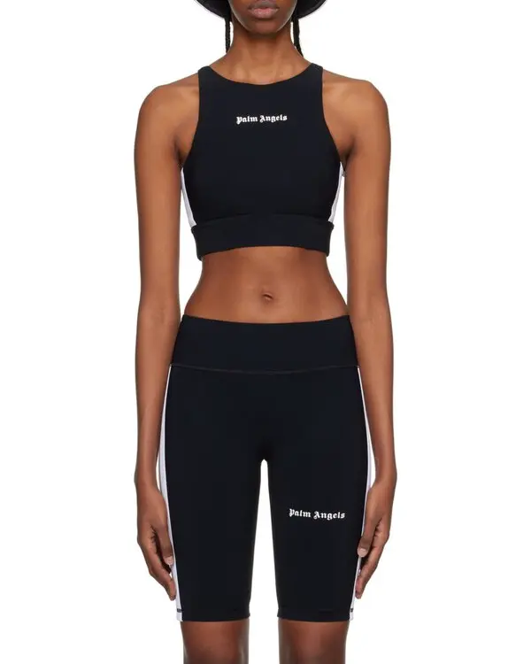 Palm Angels Logo Print Sleeveless Tank Top