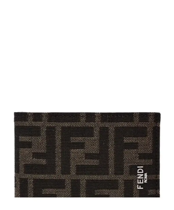 Fendi Jacquard Billfold - Black