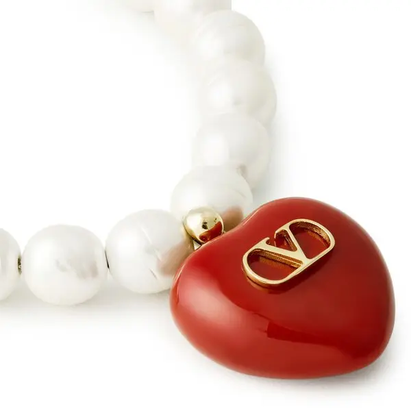 Valentino Garavani Heart Charm Bracelet