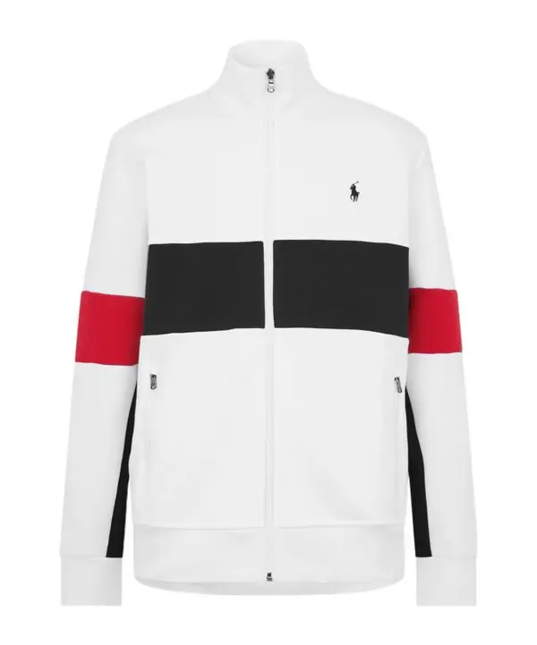 Polo Ralph Lauren Embroidered Logo Zip-up Jacket - White