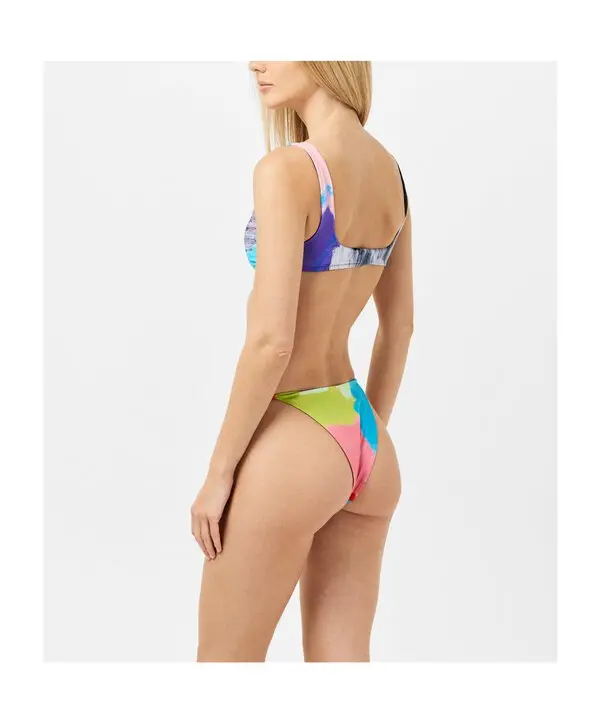 Off-White Printed Split Swimsuit