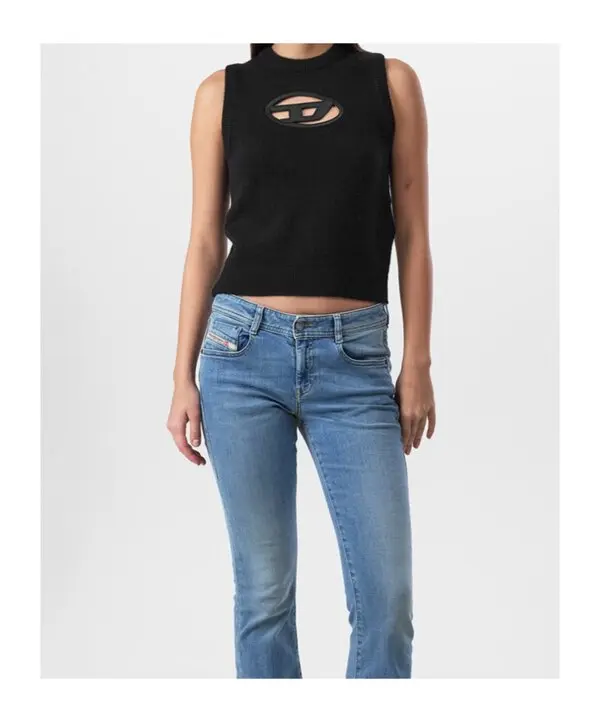 DIESEL® Oval D Logo Knit Vest