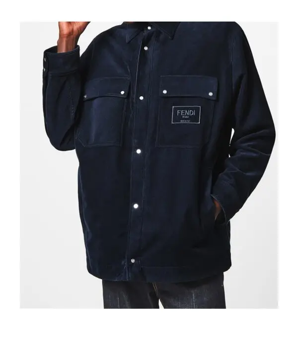 Fendi Corduroy Blouson Jacket