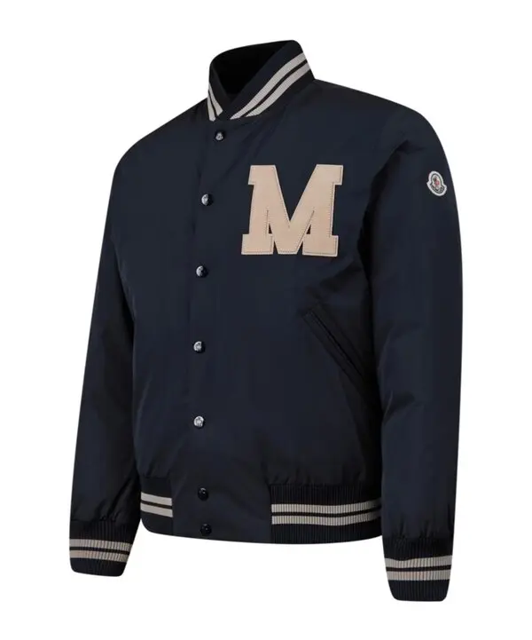 Moncler Varsity Logo Down Jacket
