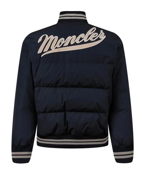 Moncler Varsity Logo Down Jacket