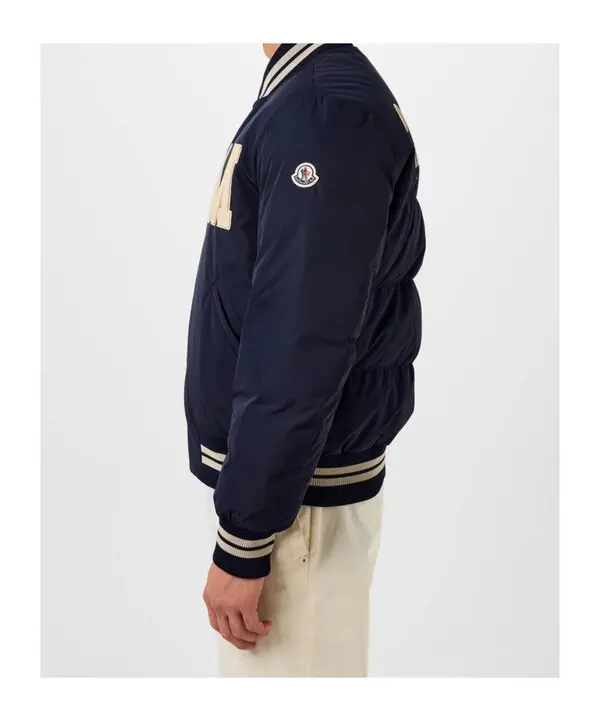 Moncler Varsity Logo Down Jacket