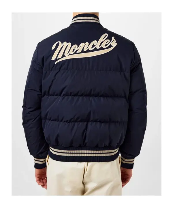 Moncler Varsity Logo Down Jacket