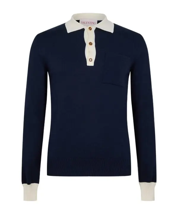 Valentino Garavani Polo Shirt With Contrast Trim