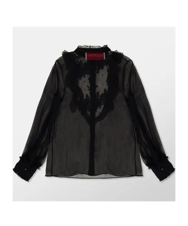 Valentino Garavani Tulle Ruffle Shirt