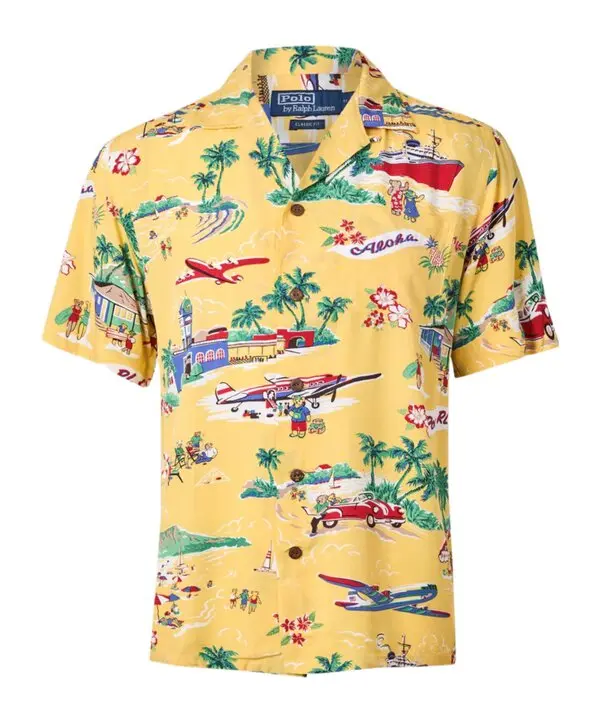 Polo Ralph Lauren Printed Short-sleeved Shirt - Yellow