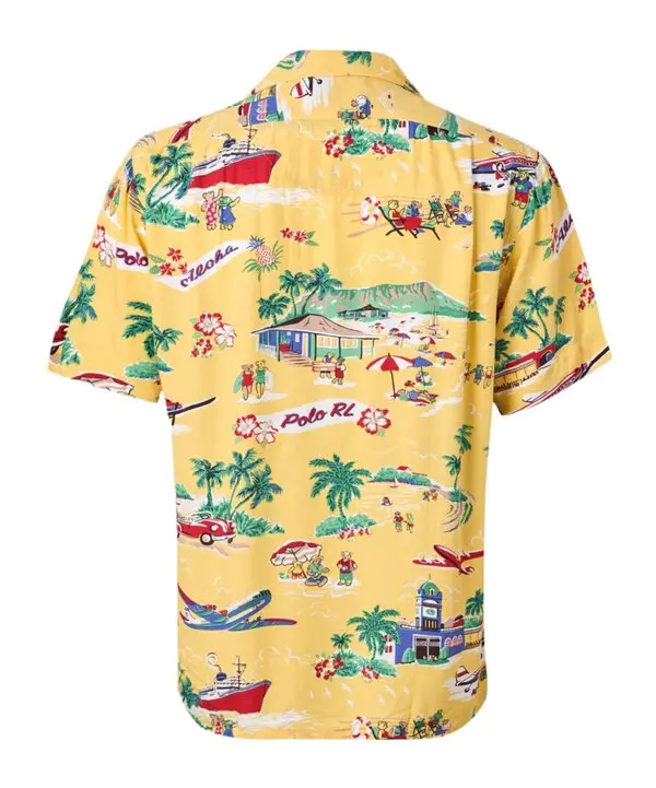 Polo Ralph Lauren Printed Short-sleeved Shirt - Yellow