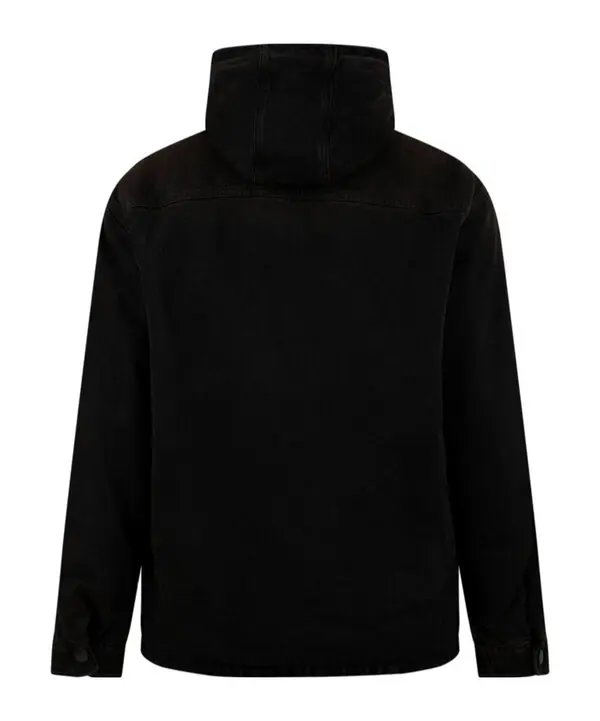 Prada Denim Zip-up Jacket With Hood