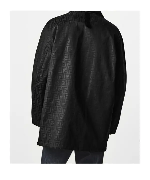 Fendi Logo Jacquard Blouson Jacket