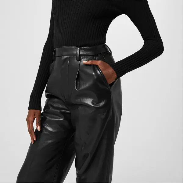 ANINE BING Belt Loop Casual Pants