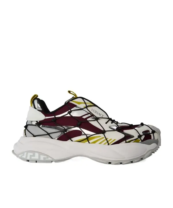 Versace Net" Sneakers - Gray
