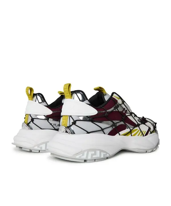 Versace Net" Sneakers - Gray