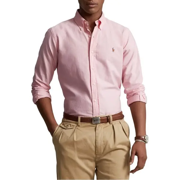 Polo Ralph Lauren Long Sleeve Logo Shirt - Pink
