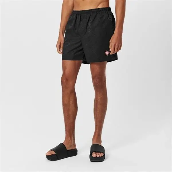 Casablanca Elastic Waist Swim Trunks