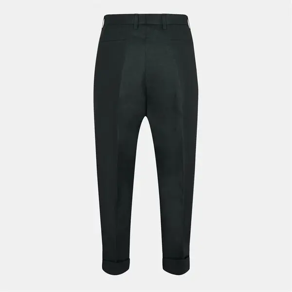 Dolce & Gabbana Double Pleat Cuffed Hem Trousers