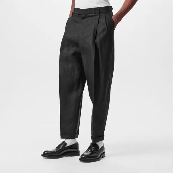 Dolce & Gabbana Double Pleat Cuffed Hem Trousers