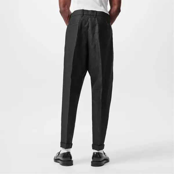 Dolce & Gabbana Double Pleat Cuffed Hem Trousers
