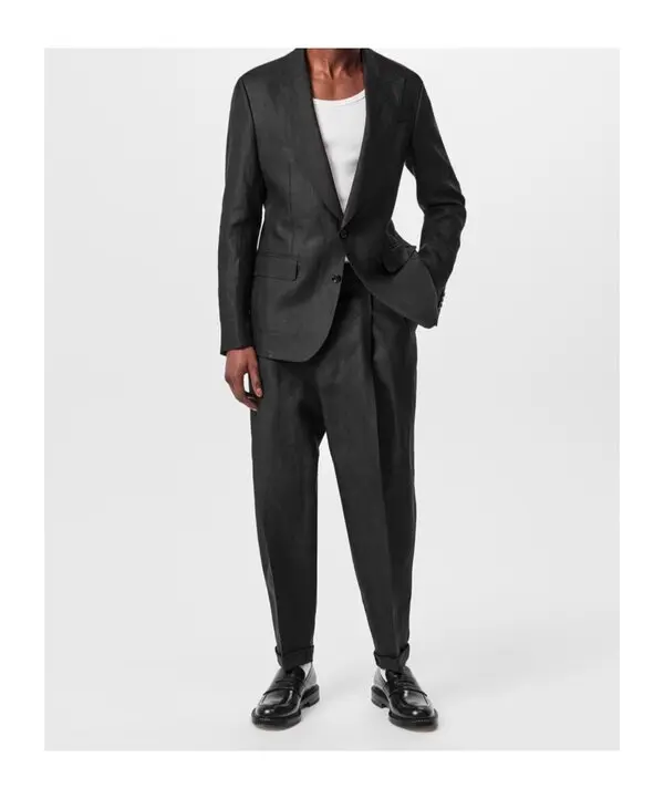 Dolce & Gabbana Double Pleat Cuffed Hem Trousers