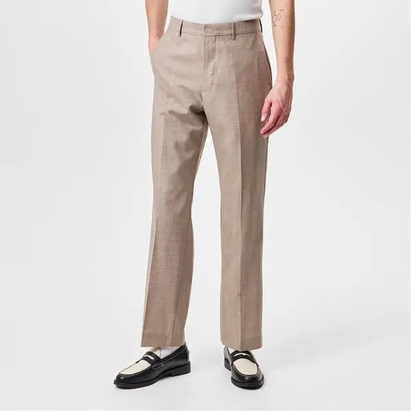 AMI Paris Straight-leg Wool Trousers