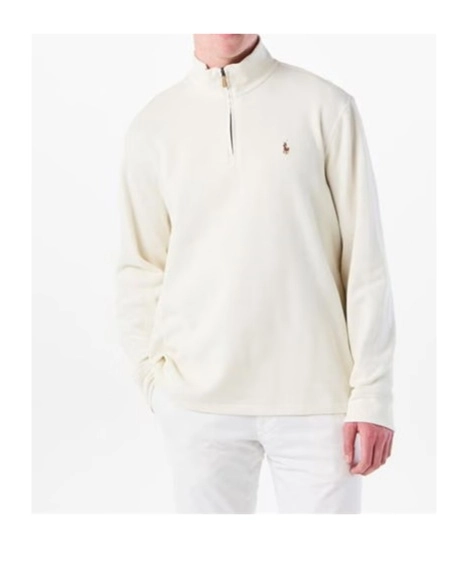 Polo Ralph Lauren Logo Zip-up Sweatshirt - White