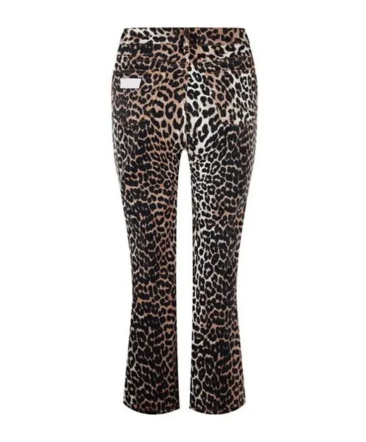 GANNI Animal Print Track Pants