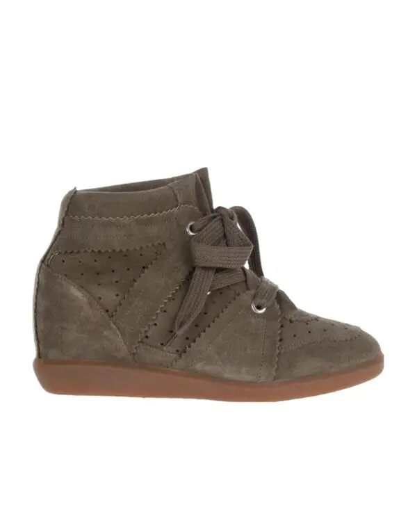 Isabel Marant Étoile Bobby Wedge Sneakers - Brown