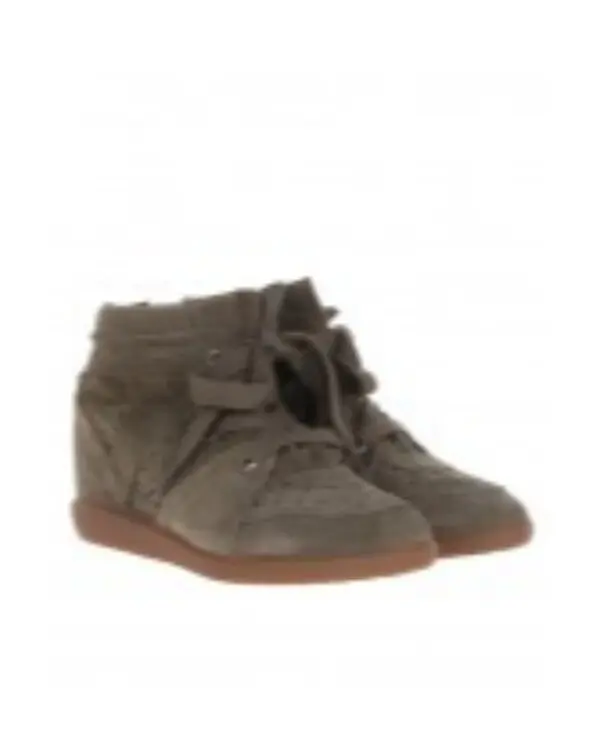 Isabel Marant Étoile Bobby Wedge Sneakers - Brown