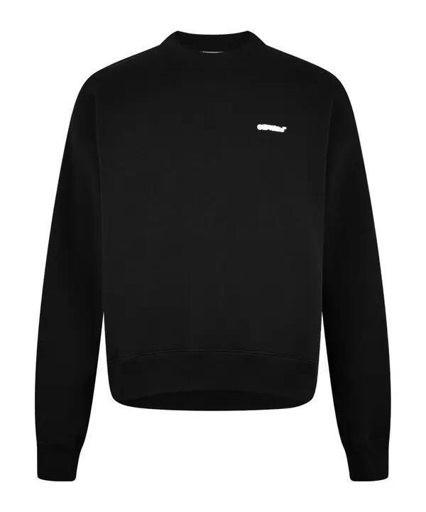 Off-White Long-sleeve Cotton Sweatshirt