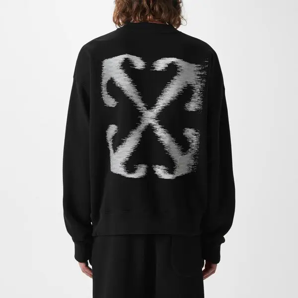 Off-White Long-sleeve Cotton Sweatshirt