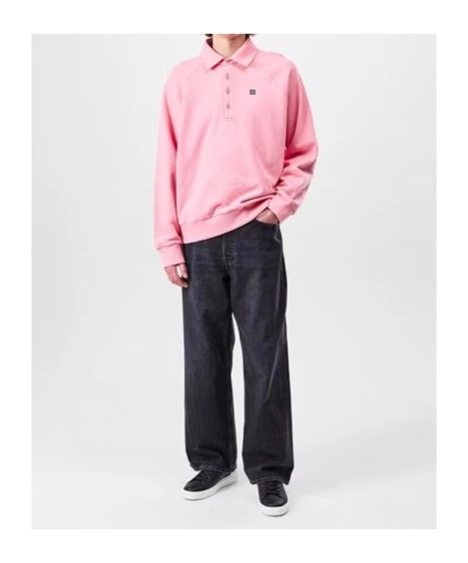 Givenchy Long Sleeve Logo Polo Shirt