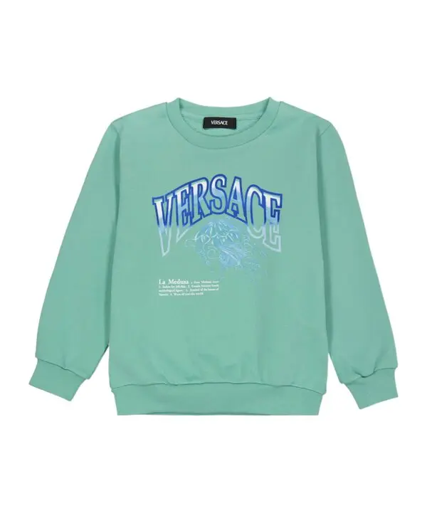Versace Crewneck Sweatshirt With Front Print