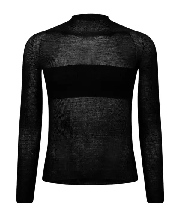 Versace Long Sleeve Turtleneck Sweater
