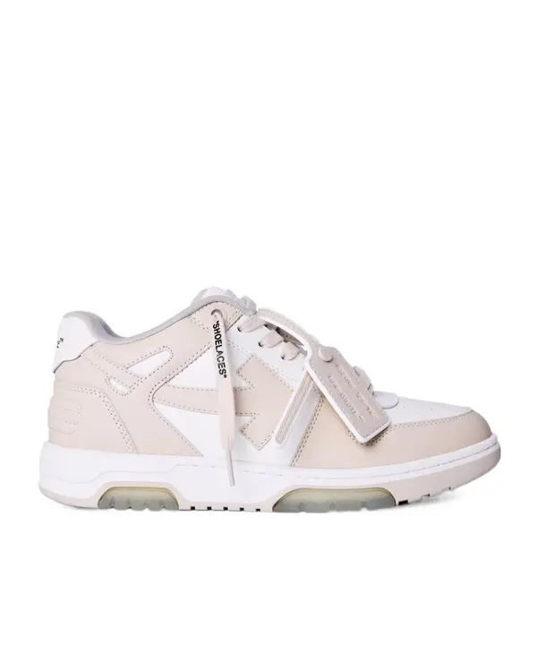 Off-White Round Toe Low-top Casual Shoes