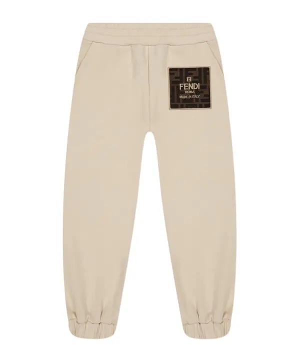 Fendi Emblem Patch Sports Pants