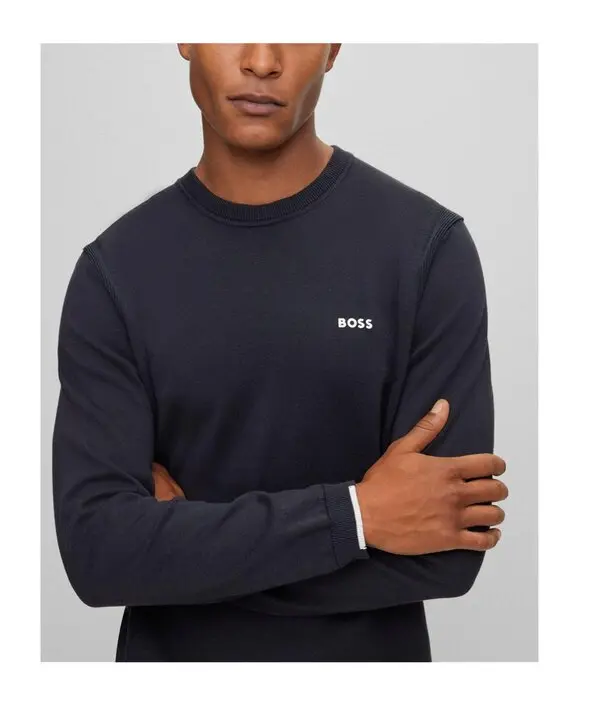 Hugo Boss Printed Crew Neck Sweatshirt