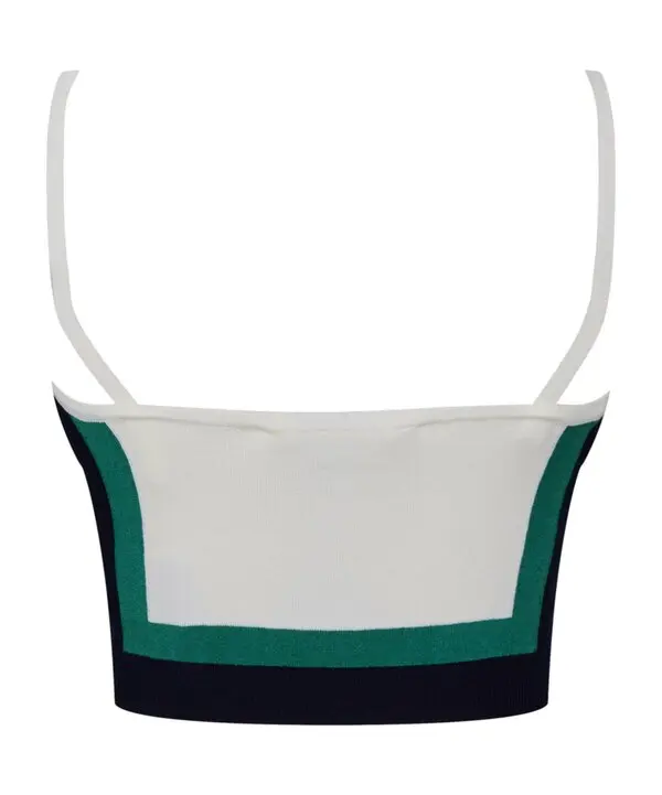 Palm Angels Race Crop Knit Top