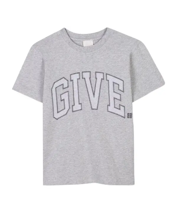 Givenchy Logo Crew Neck T-shirt - Gray