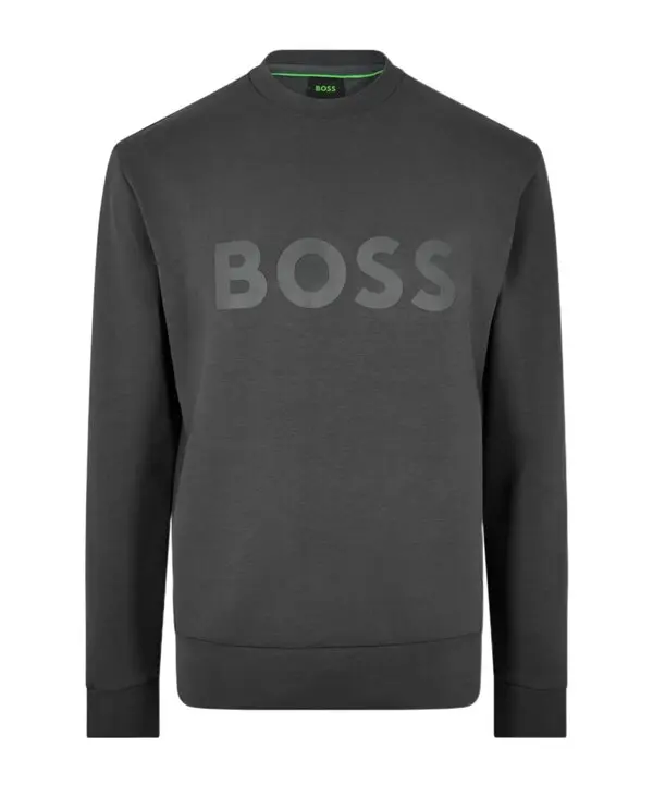 Hugo Boss Stretch Cotton Logo Sweatshirt