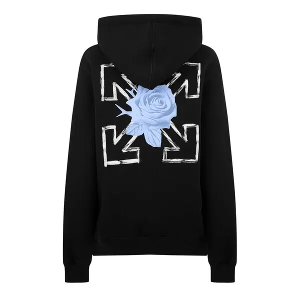 Off-White Logo Print Hooded Sweatshirt