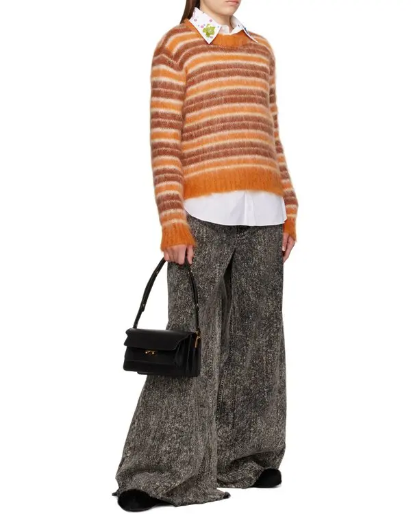 Marni New Trunk Foldover Top Shoulder Bag