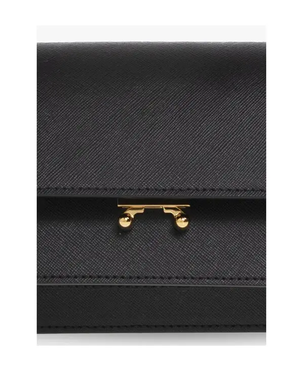 Marni New Trunk Foldover Top Shoulder Bag