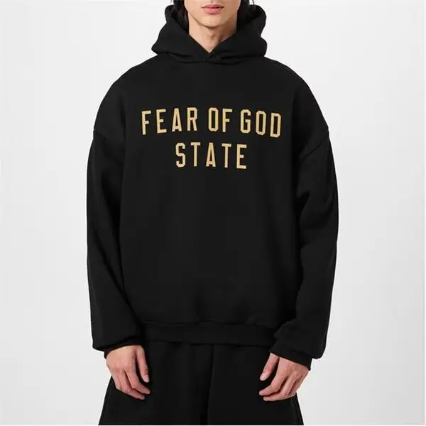 Fear Of God Logo Hooded Sweatshirt