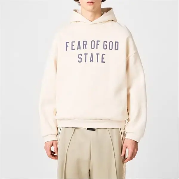 Fear Of God Logo Hooded Sweatshirt