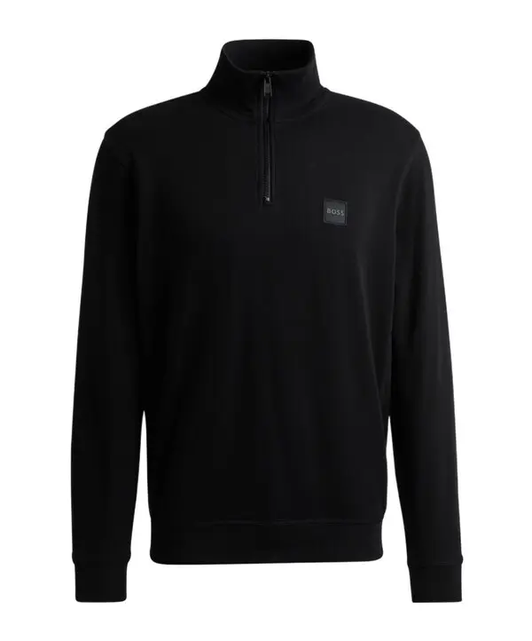 Hugo Boss Zetrust Zip-neck Soft Terryclover The Head Sweatshirt