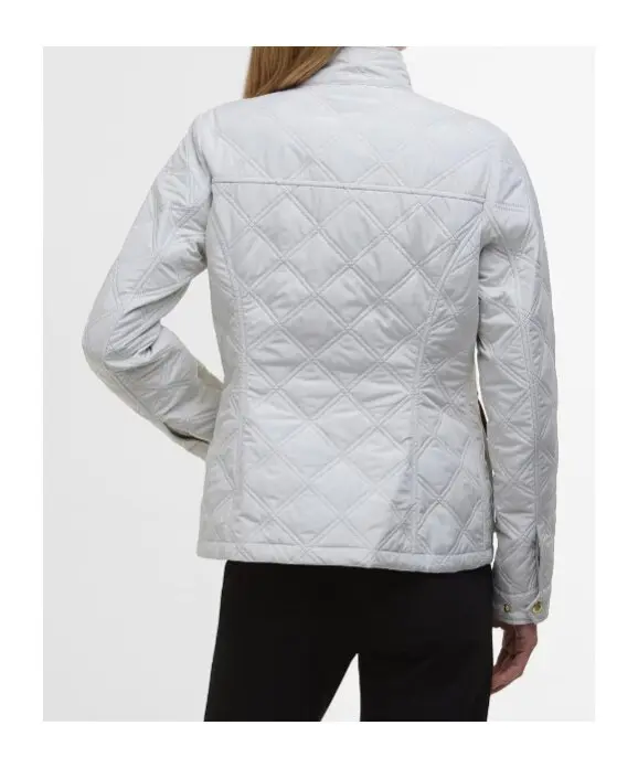 Barbour Halsey Quilted Jacket - Silv Birch/moss