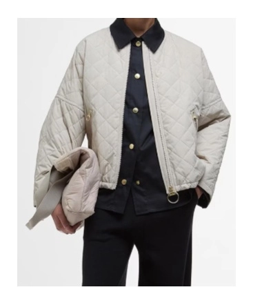 Barbour Emlyn Quilted Bomber Jacket